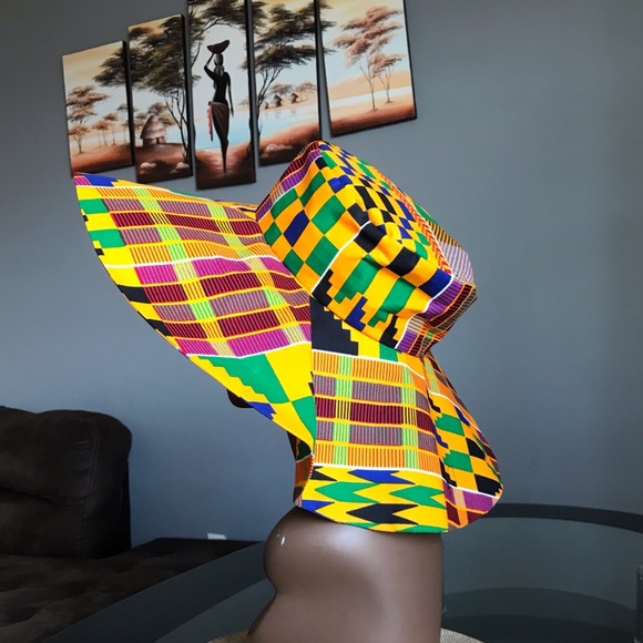 Accessories | African Print Ankara Flared Hat By Iramdesigns | Poshmark